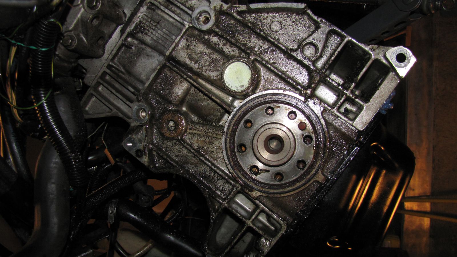 Avis sur fuite d'huile au niveau du volant moteur