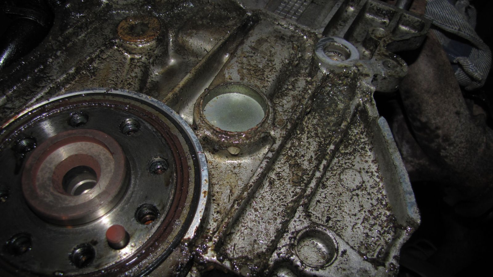Avis sur fuite d'huile au niveau du volant moteur