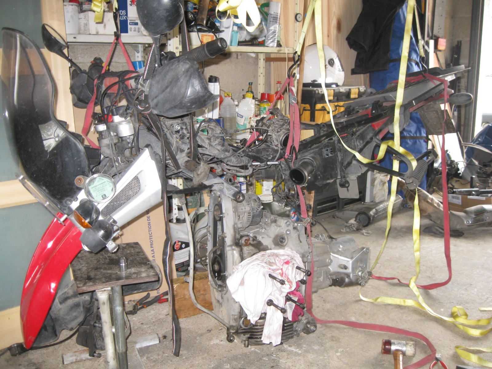 sortir le moteur