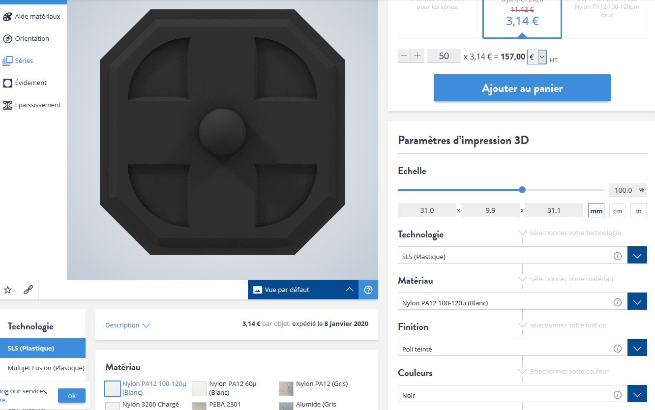 Commande groupé - Croix directionnelle Manette SMS