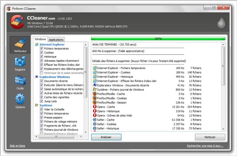 CCleaner en version 3