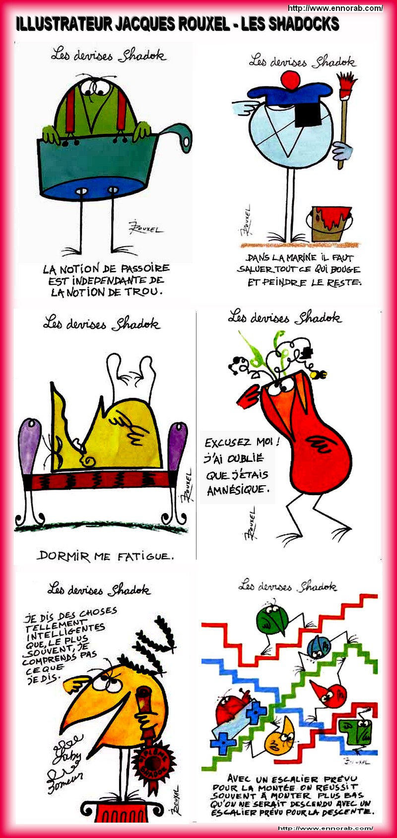 DEVISES DES SHADOKS - AUTEUR JACQUES ROUXEL - 3
