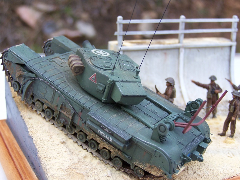 Churchill AVRE "pétard" matchbox 1/76