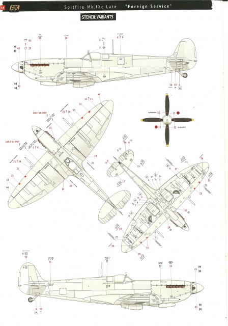 [AK Interactive] Spitfire Mk.IX C 1/48