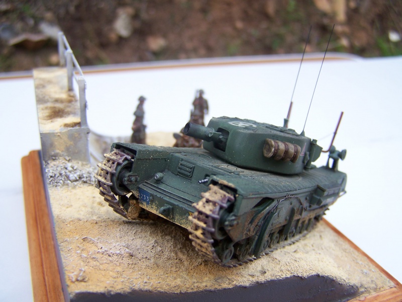 Churchill AVRE "pétard" matchbox 1/76