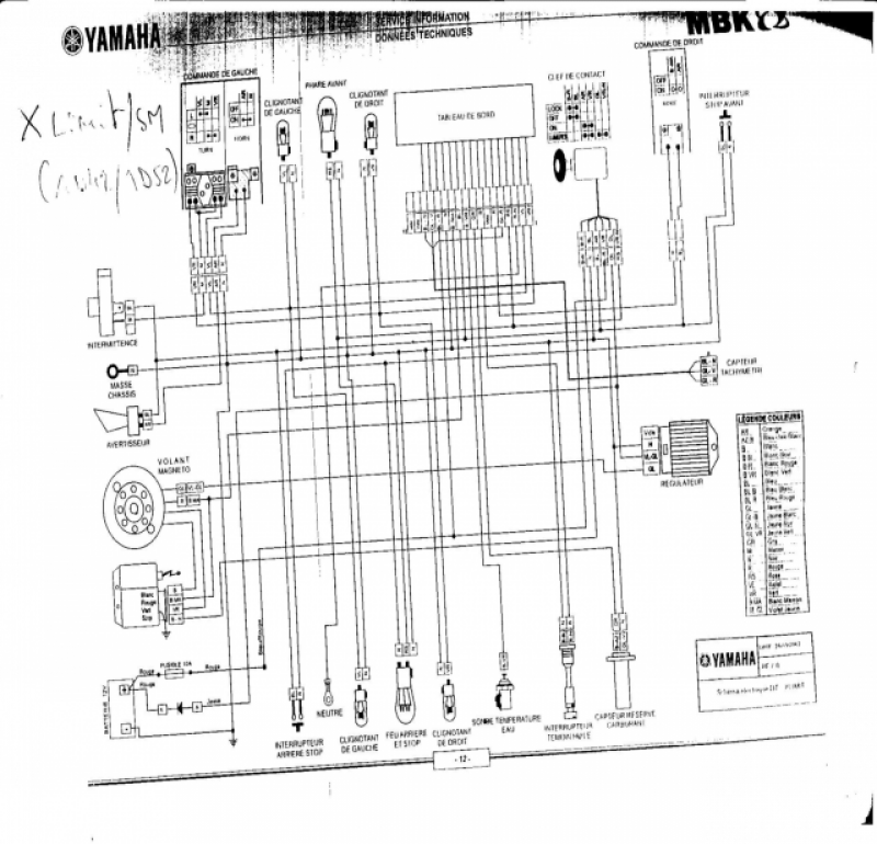 Schema Faisceau Electrique Yamaha Dt 50