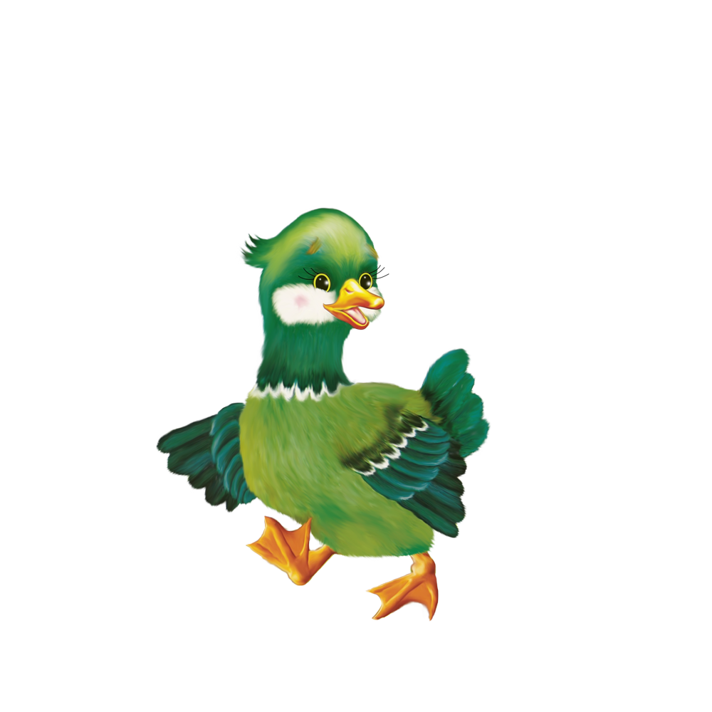 Animales infantiles-patito bonito