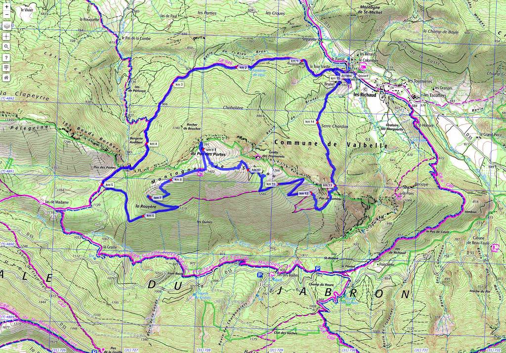 Vallée du Jabron-Valbelle-Sumiou-Jeudi 8 juin 2023